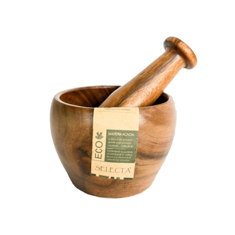Mortero madera acacia | Compre en Grill West — Grill West Paraguay